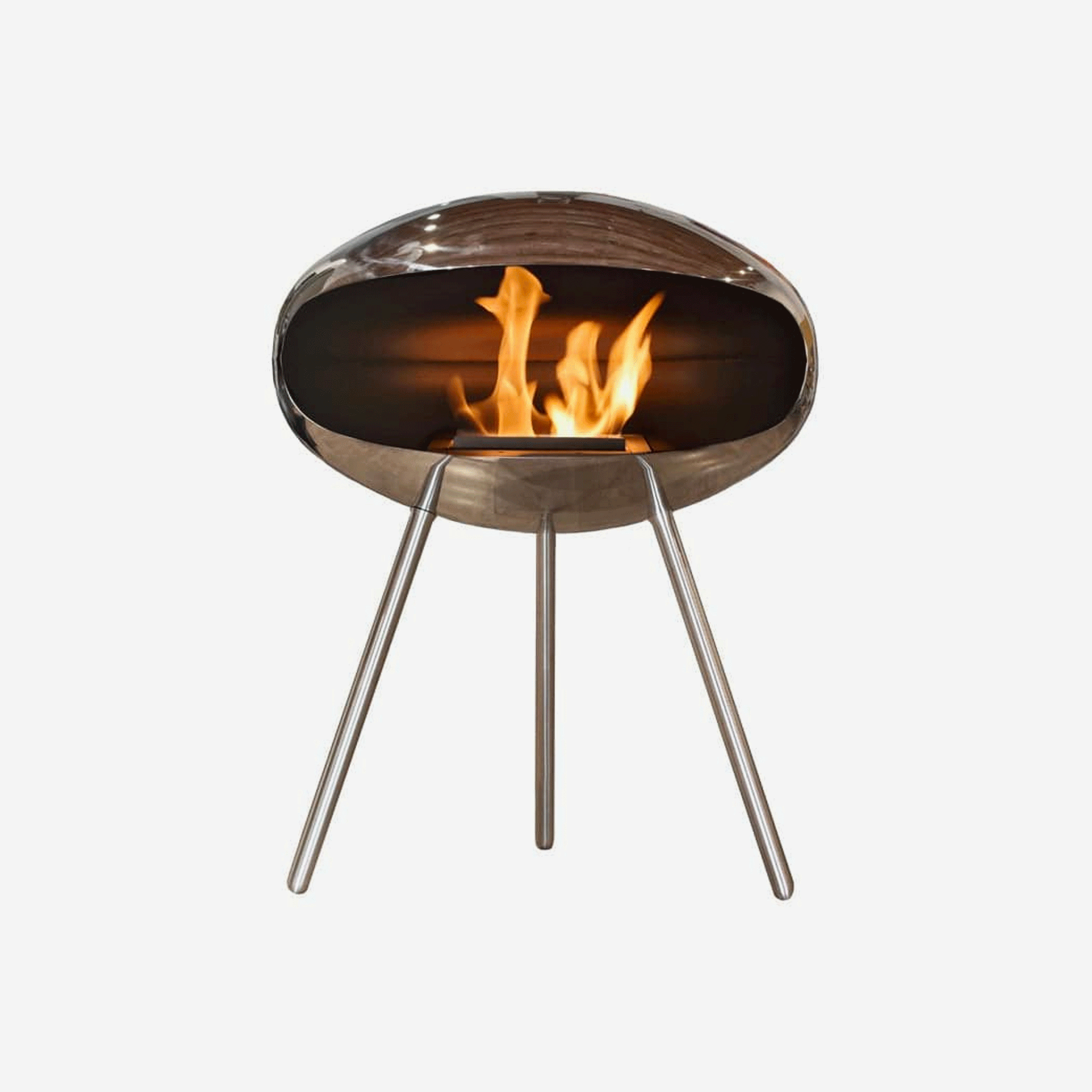 Terra Fireplace, Standing by Cocoon Fires – Moleta Munro Limited
